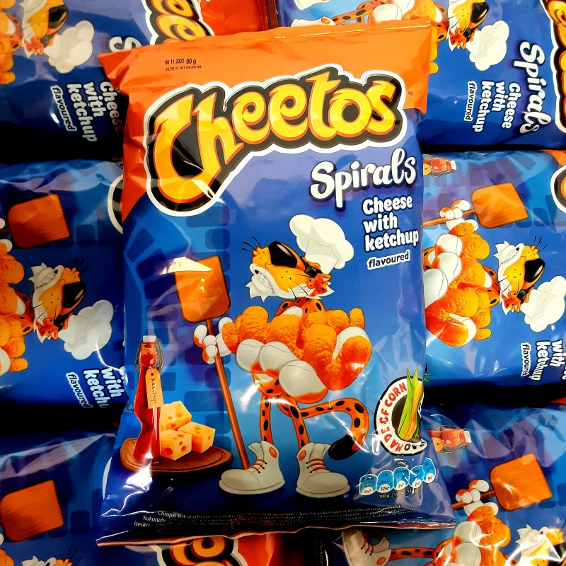 Cheetos Spirals Ketchup Et Fromage