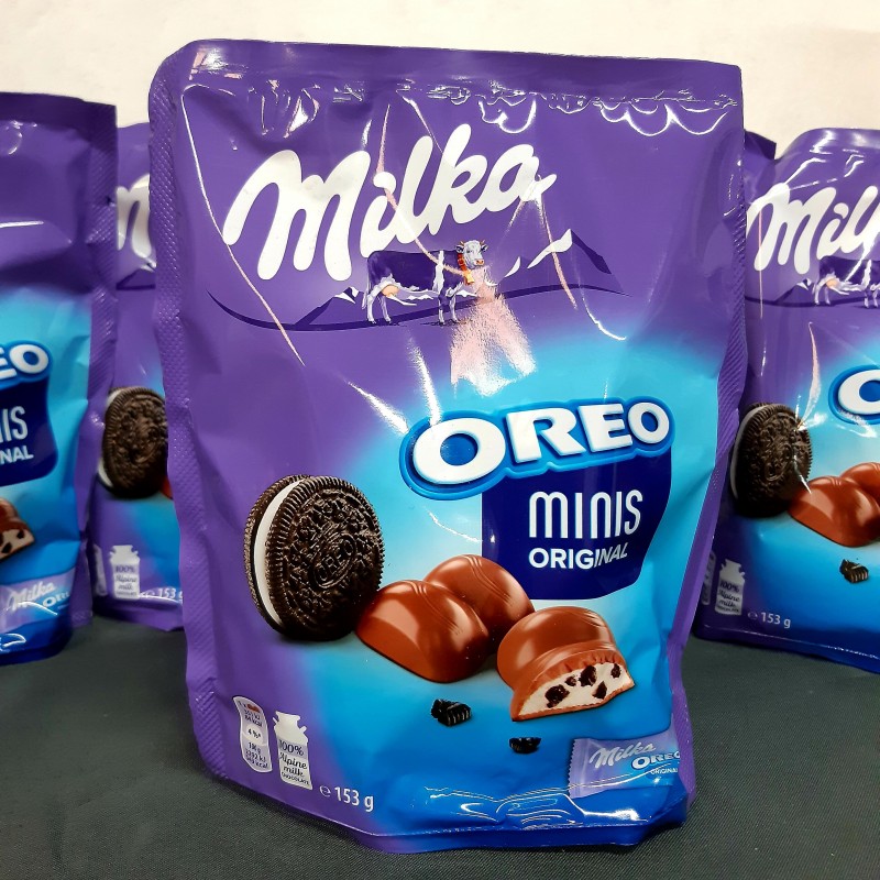 Mini Chocolat Au Lait Milka, Fourré Crème Oreo